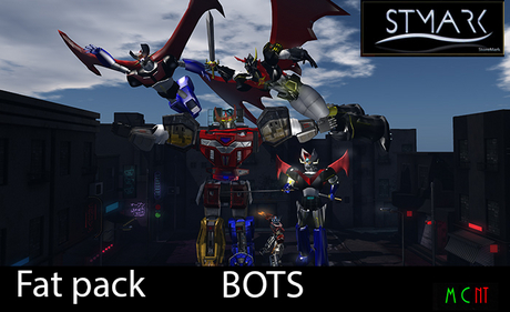 Second Life Marketplace - Fat pack BOTS (Mazinger z/ Megazordo/Optimus/MazinKaiser